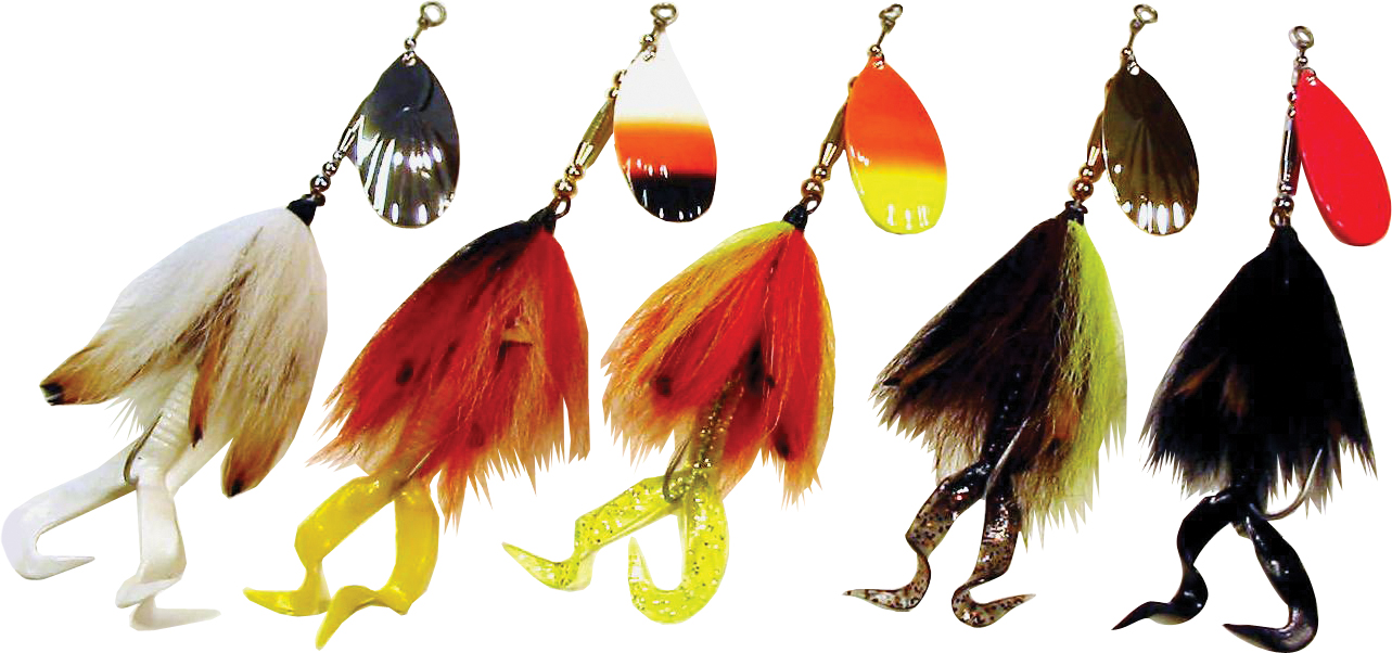 Original Musky & Pike Bucktail Fishing Lures by Cats Tail